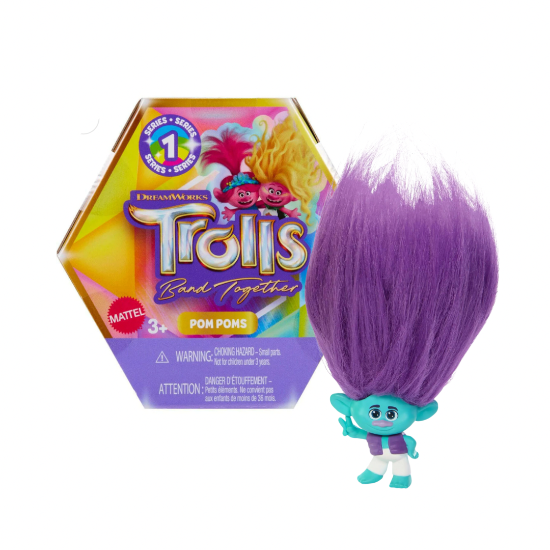 Trolls 2023 Pom Poms Personaje Bruce Coleccionables – HBK Happy Store