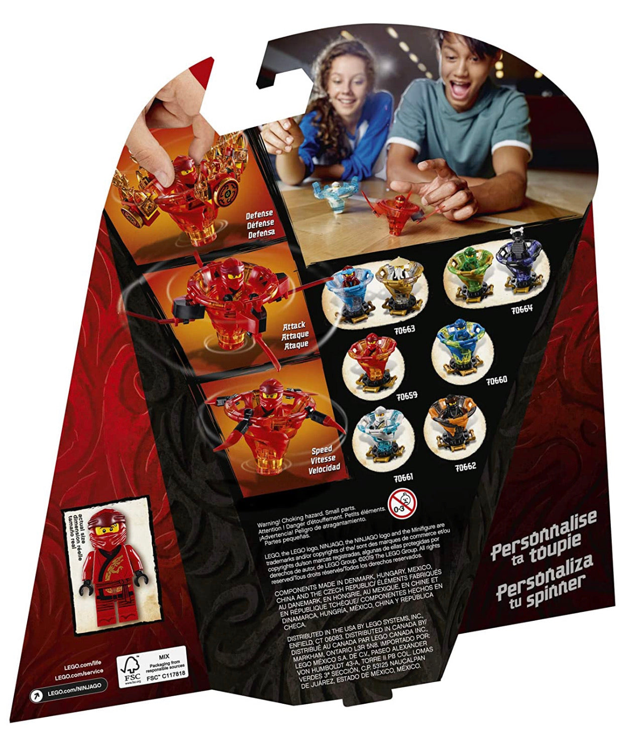 Lego 70659 Ninjago Kai Spinjitzu Master 97 Piezas – HBK Happy Store