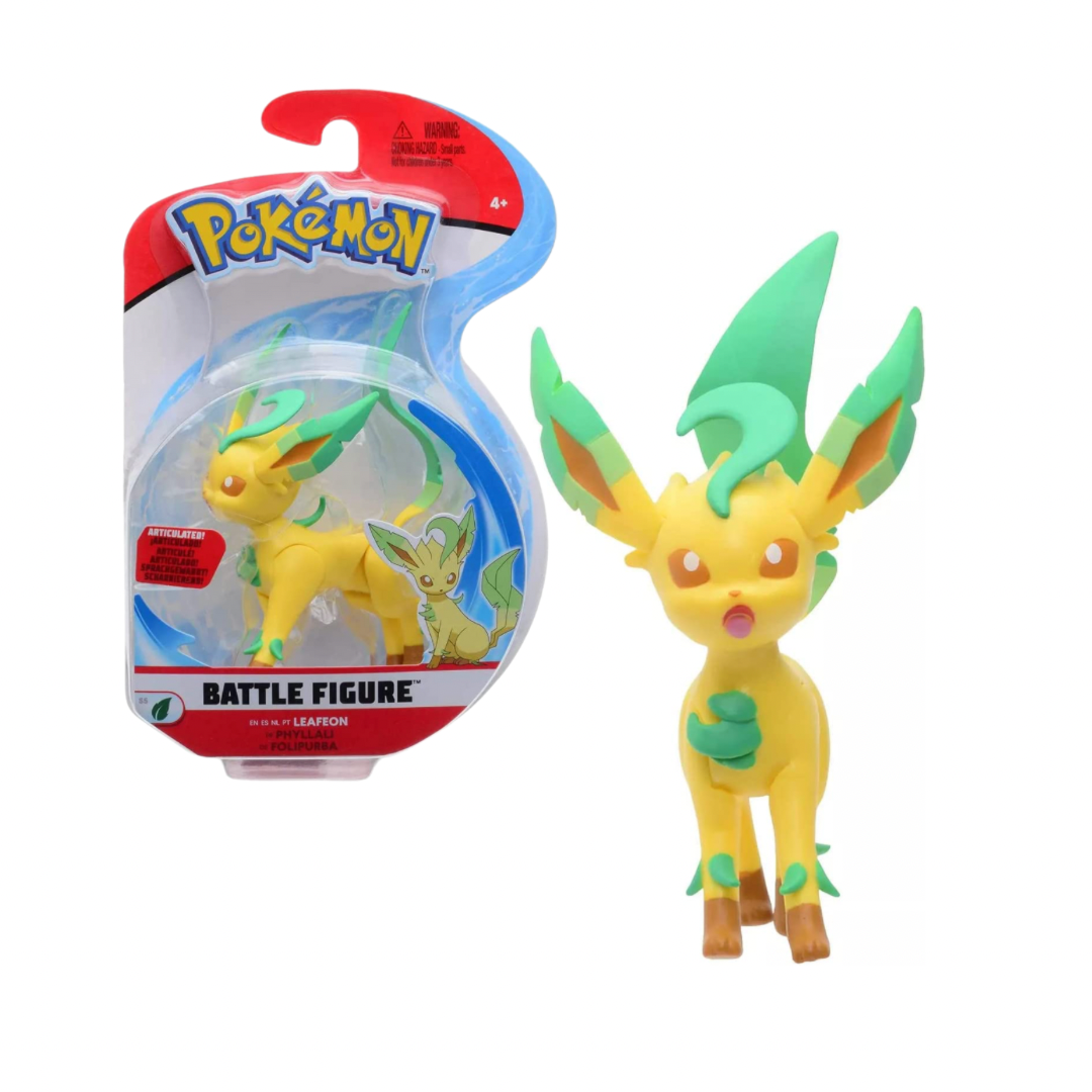 Pokemon Battle Figure Leafeon Figura Articulada – HBK Happy Store