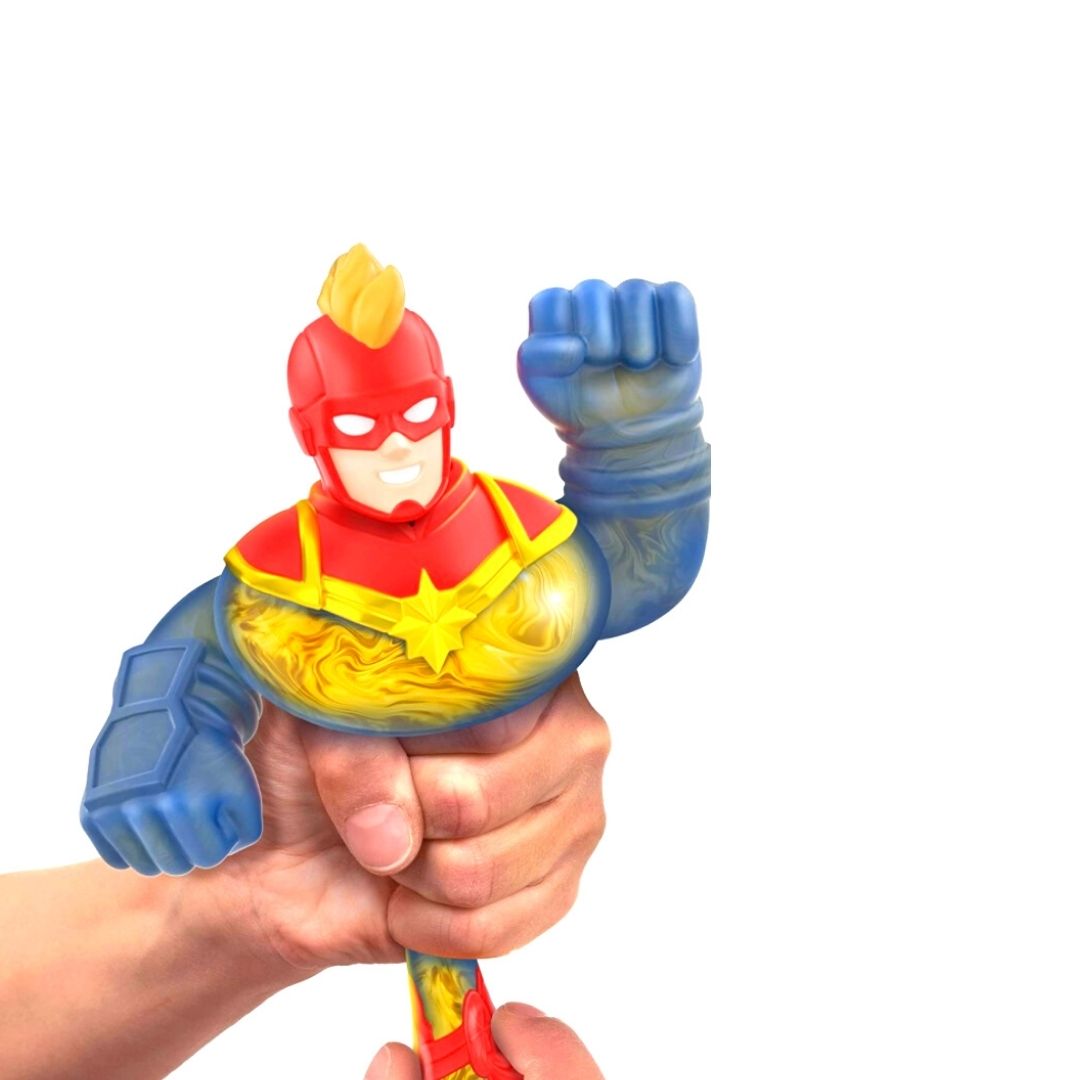 Heroes Of Goo Jit Zu Capitán Marvel Heroe Pack – HBK Happy Store